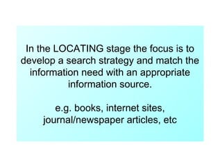 Research & The Information process | PPT