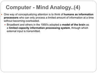 Cognitive Psychology and Information processing in Computers | PPT