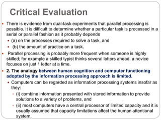 Parallel Processing Psychology