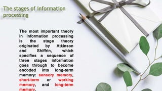 Information Processing and Cognitive Theories of Learning | PPTX