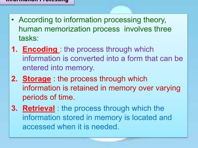 Information processing – Atkinson-shriffrin model of information processing | PPTX | Data ...