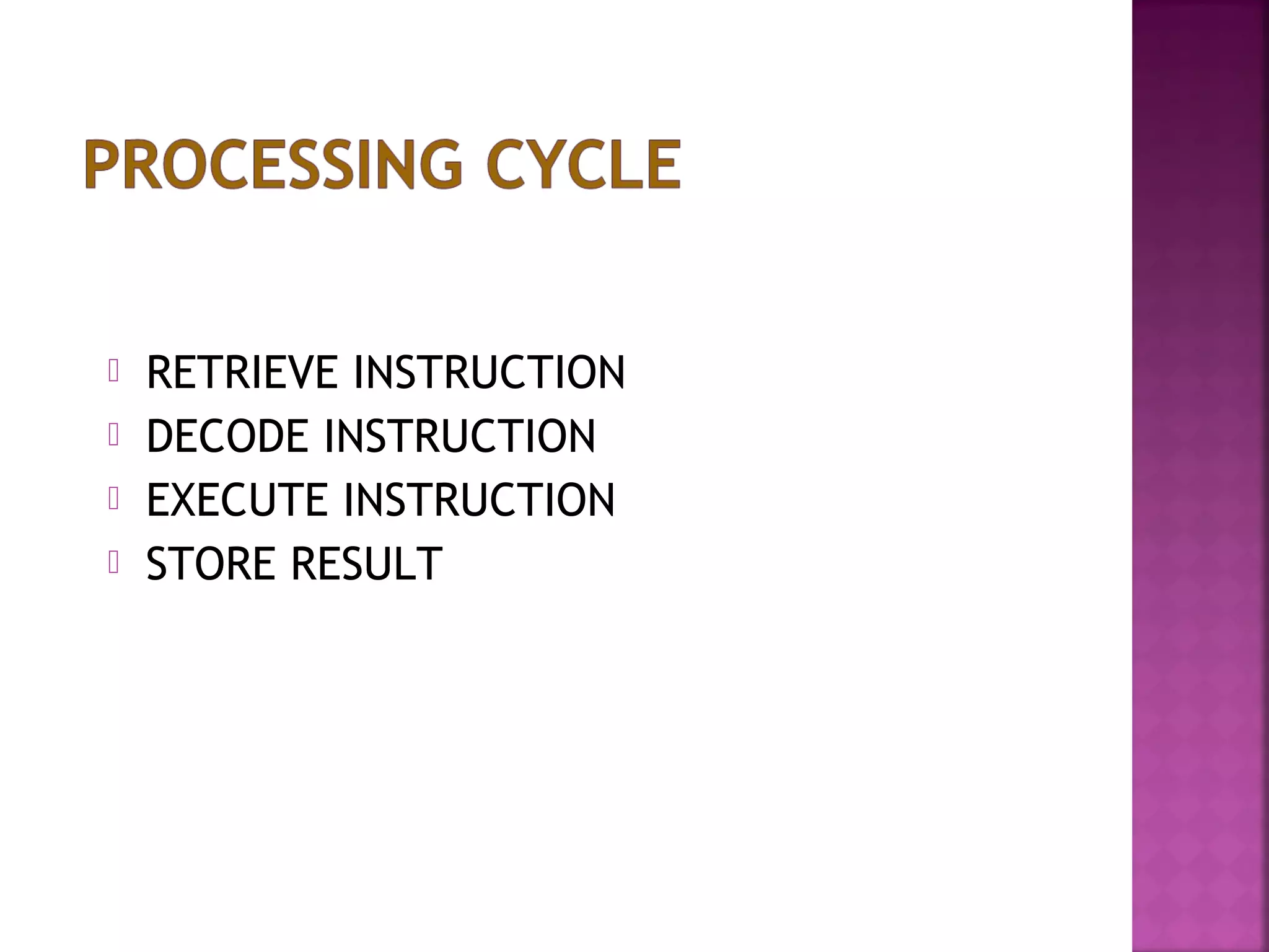 Information Processing Cycle | PPT