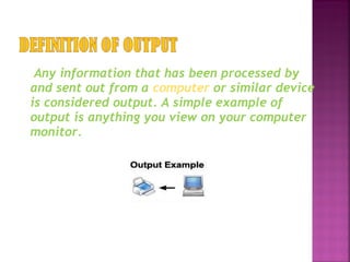 Information Processing Cycle | PPT
