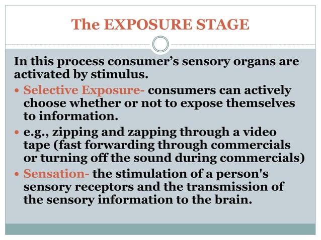 Information processing in consumer behaviour | PPTX | Science