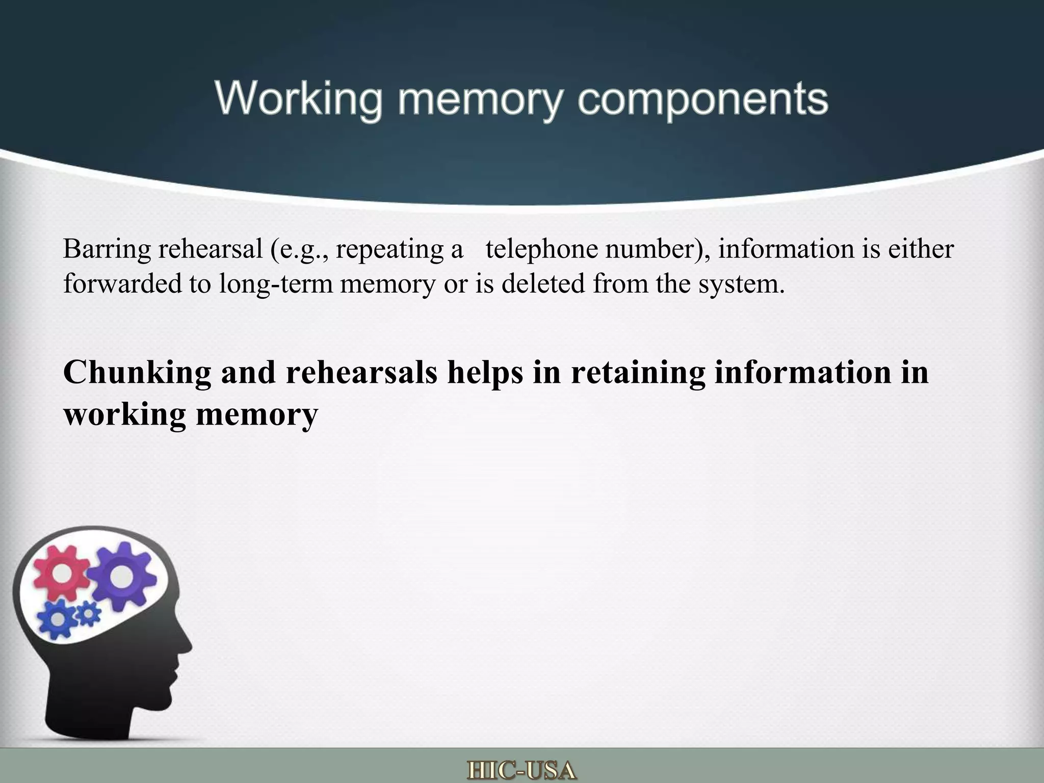 Information processing model or memory model | PPTX