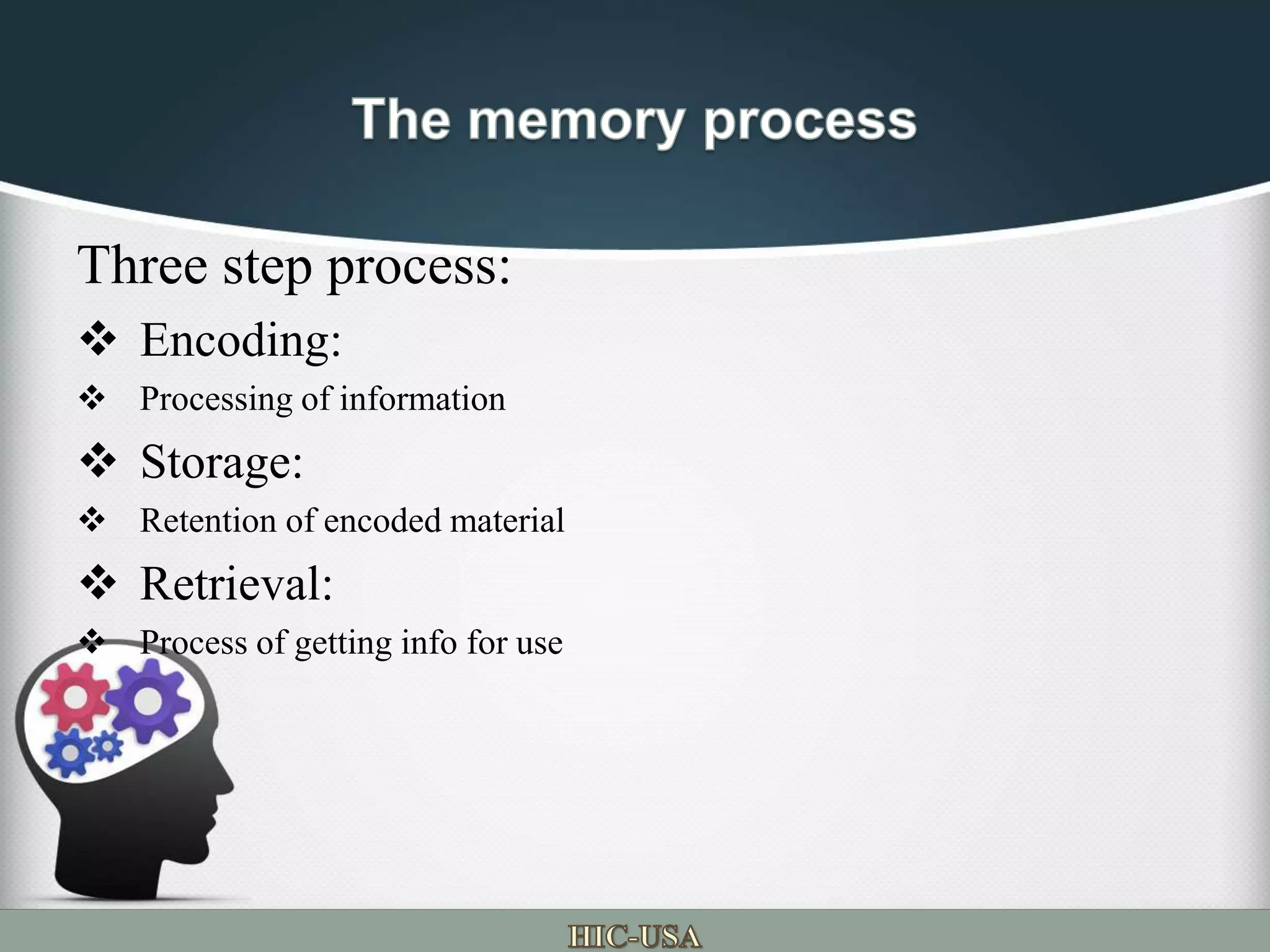 Information processing model or memory model | PPTX