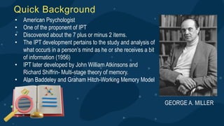 Information Processing Theory-Cog...pptx | Data Storage and Warehousing ...