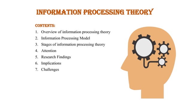 LEARNING THEORIES-INFORMATION PROCESSING THEORY | PPT