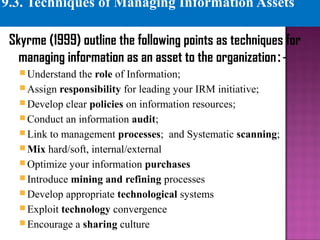 Information resource management (assignment p pt) | PPT