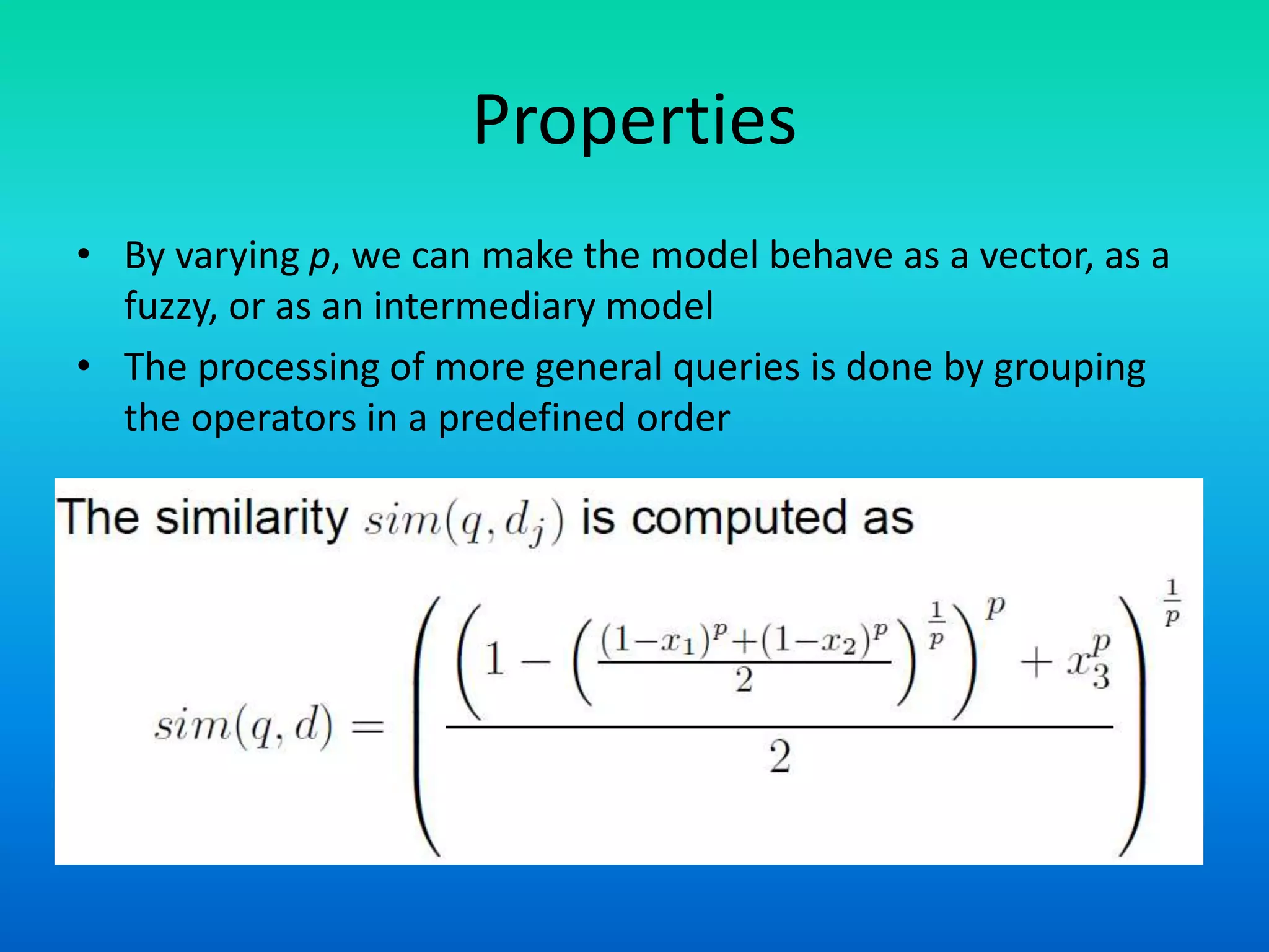 Information Retrieval 13 Alternative Set Theoretic Models Ppt