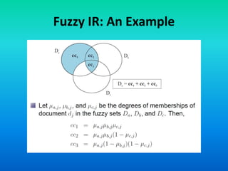 Information retrieval 14 fuzzy set models of ir | PPTX