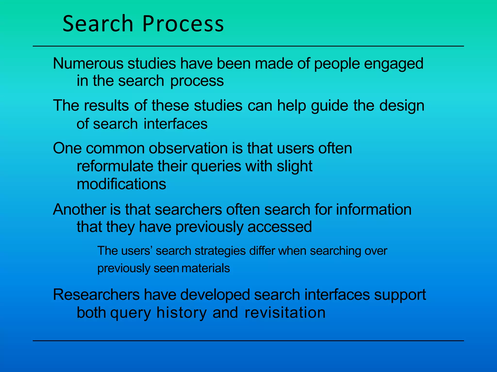 Information retrieval 2 search behaviour and search process | PPTX ...