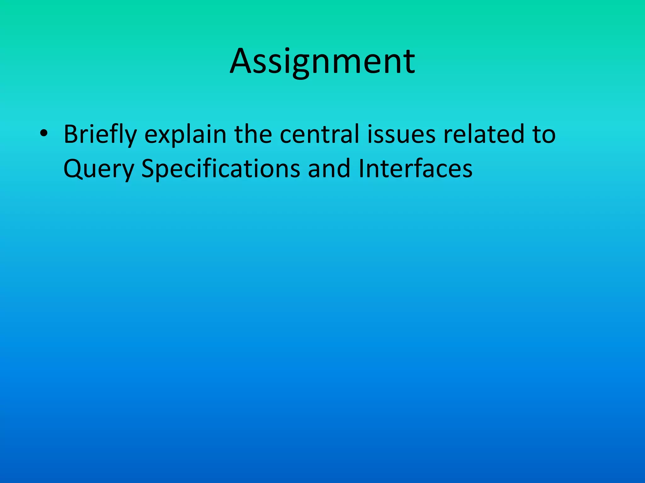 Information retrieval 3 query search interfaces | PPT