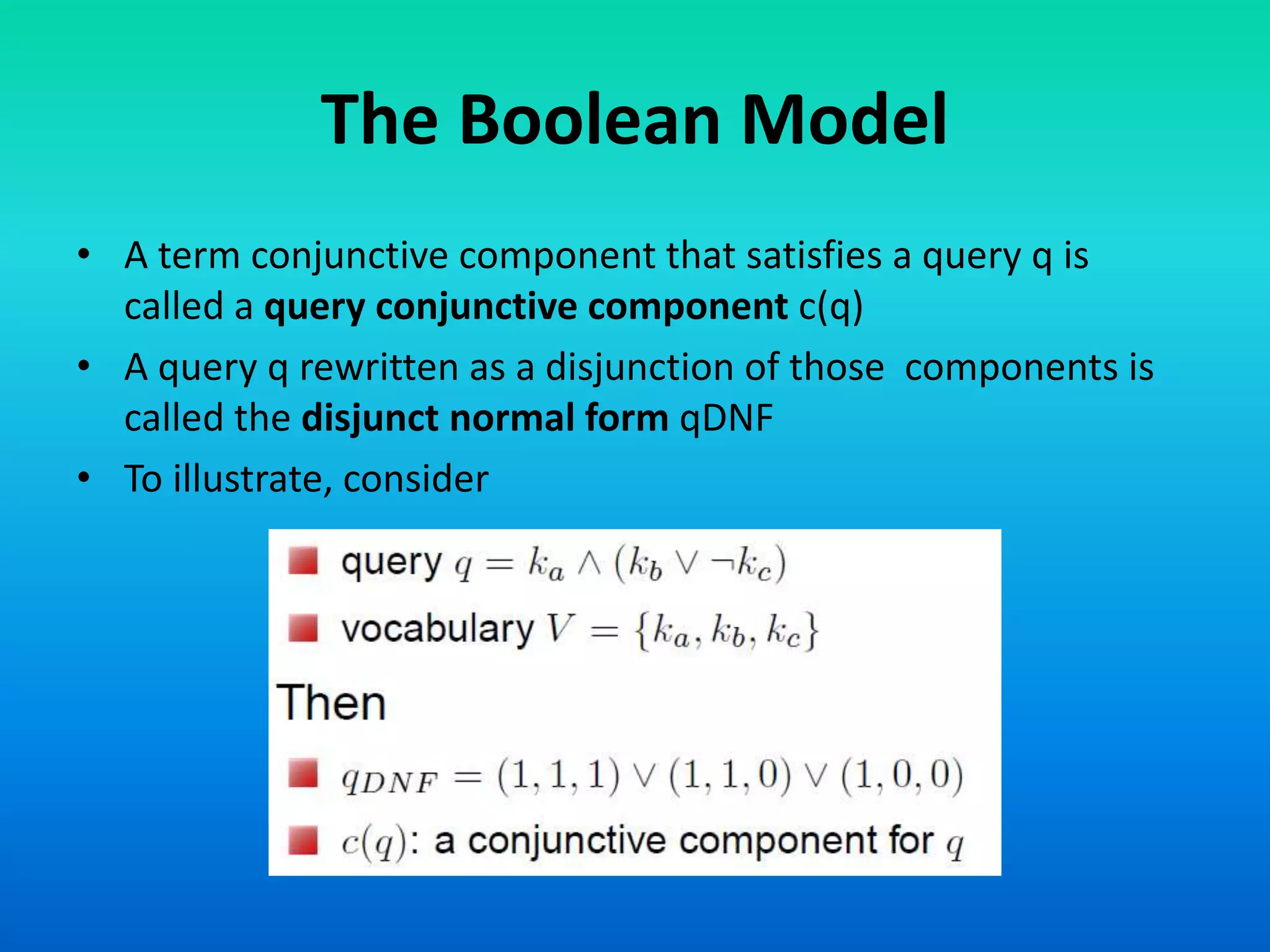 Information Retrieval 7 Boolean Model Ppt