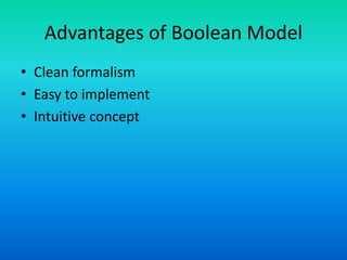 Information retrieval 7 boolean model | PPTX