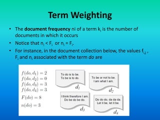 Information retrieval 8 term weighting | PPTX