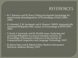 Information retrieval and extraction | PPTX | Web Design and HTML | Internet