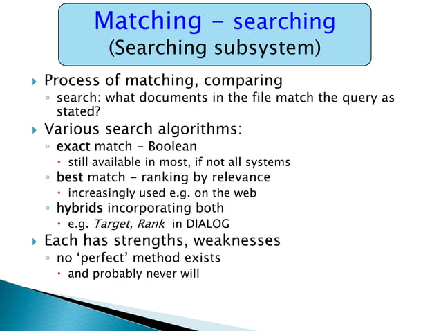 Information retrieval s | PPTX | Search | Internet