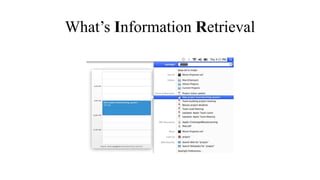 정보 검색 이론 (Information retrival) | PPT | Free Download