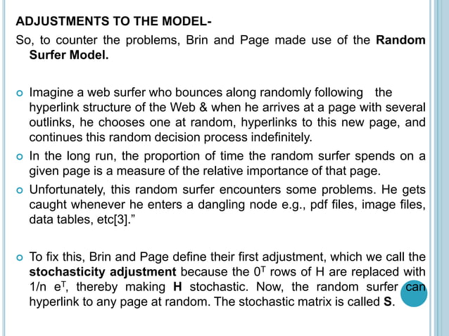 Information retrival system and PageRank algorithm | PPTX | Databases | Computer Software and ...