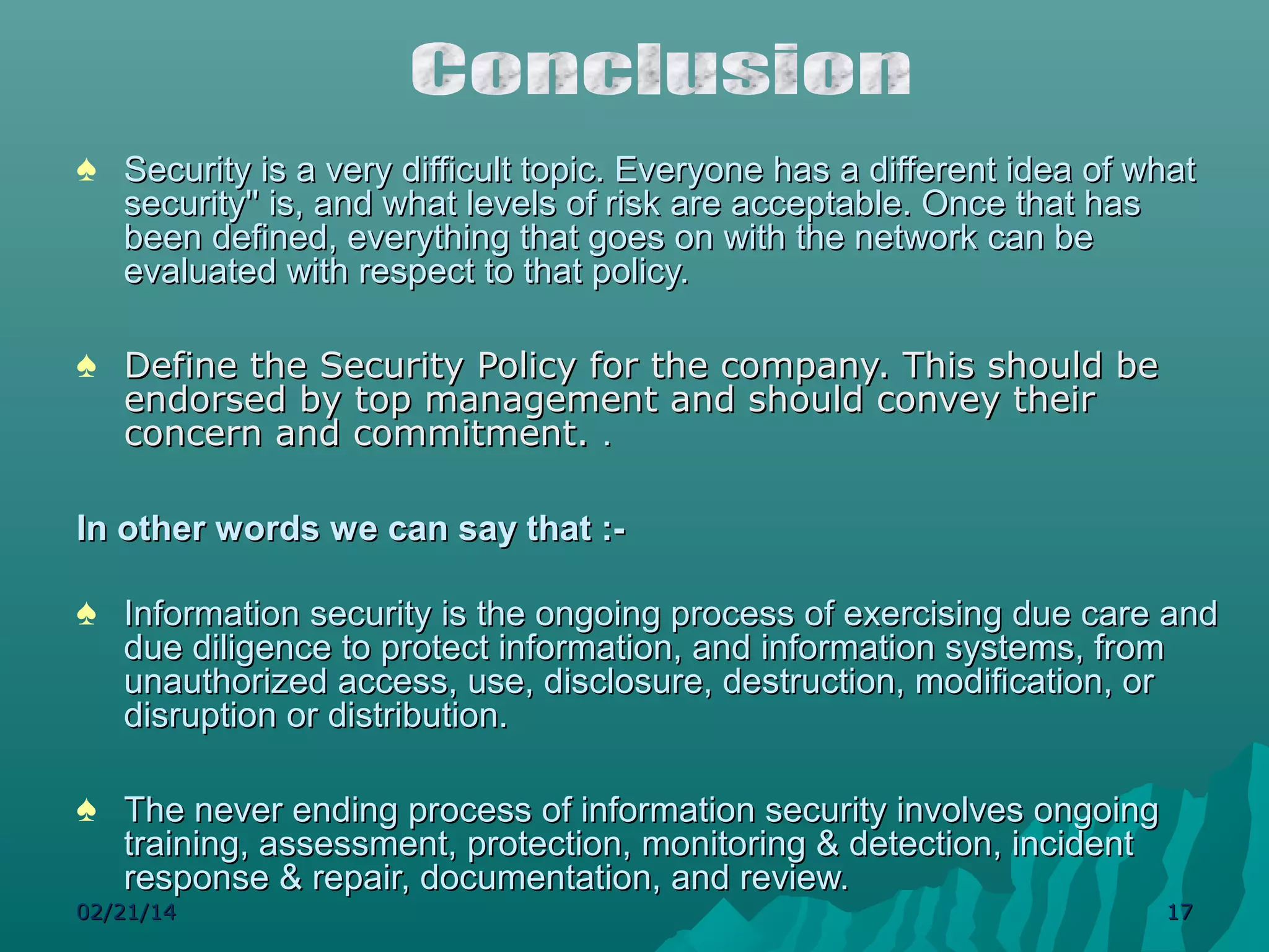 Information security | PPT