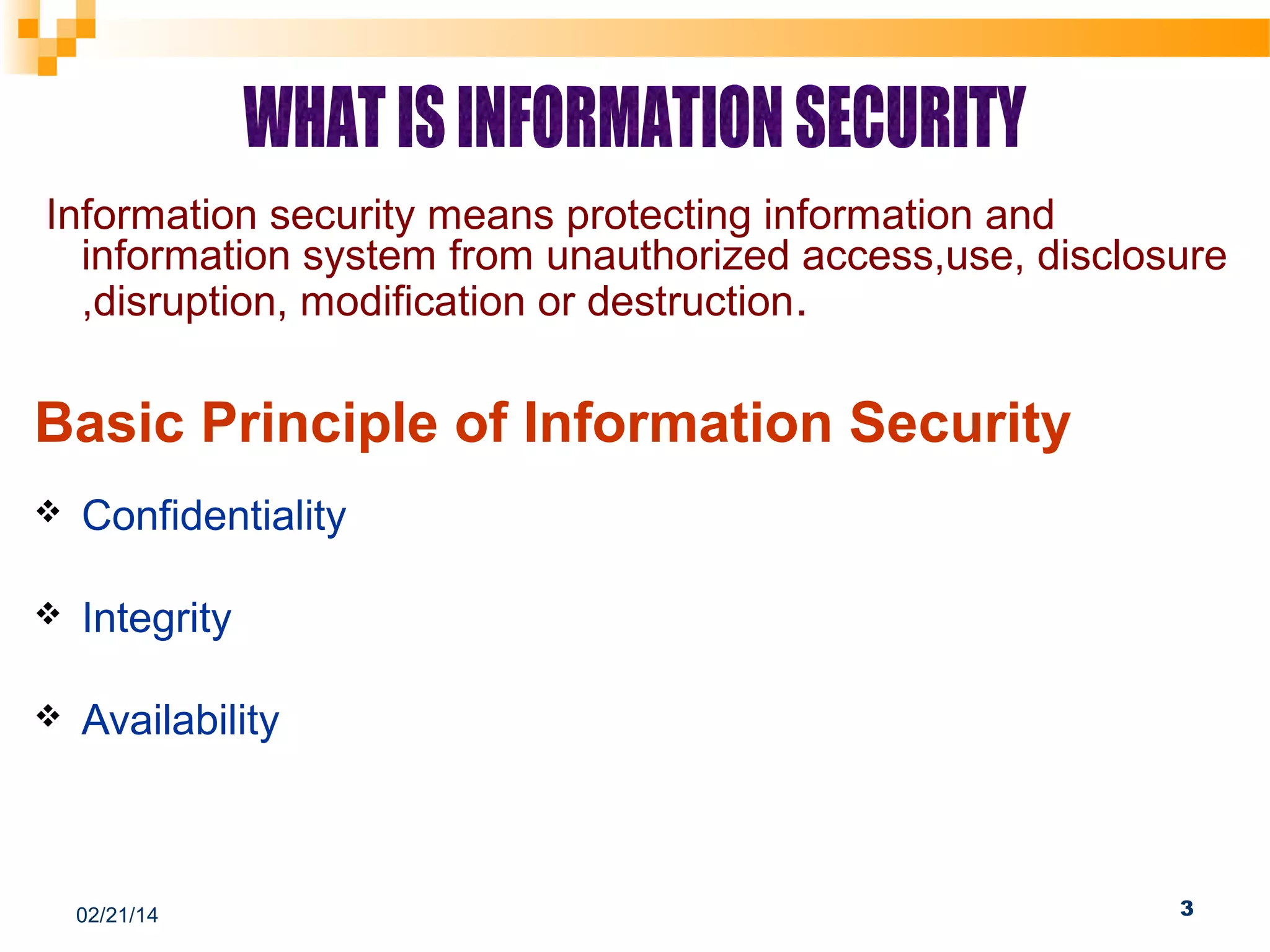 Information security | PPT