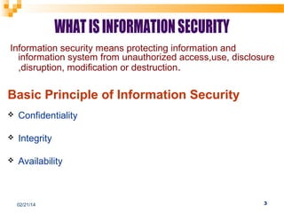 Information security | PPT