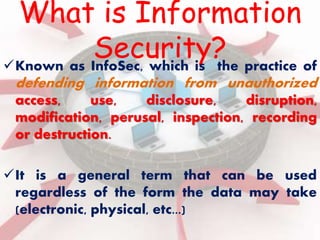 InformationSecurity | PPTX | Operating Systems | Computer Software and Applications