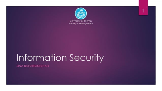 Information security | PPT