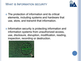 Information security | PPTX