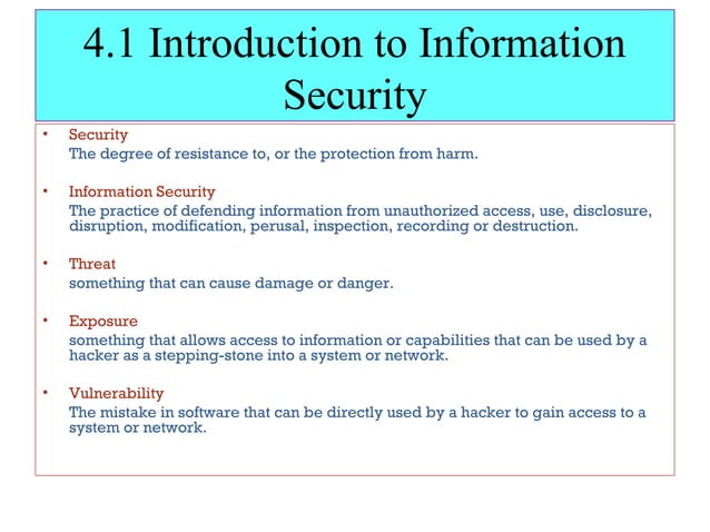Information security | PPT
