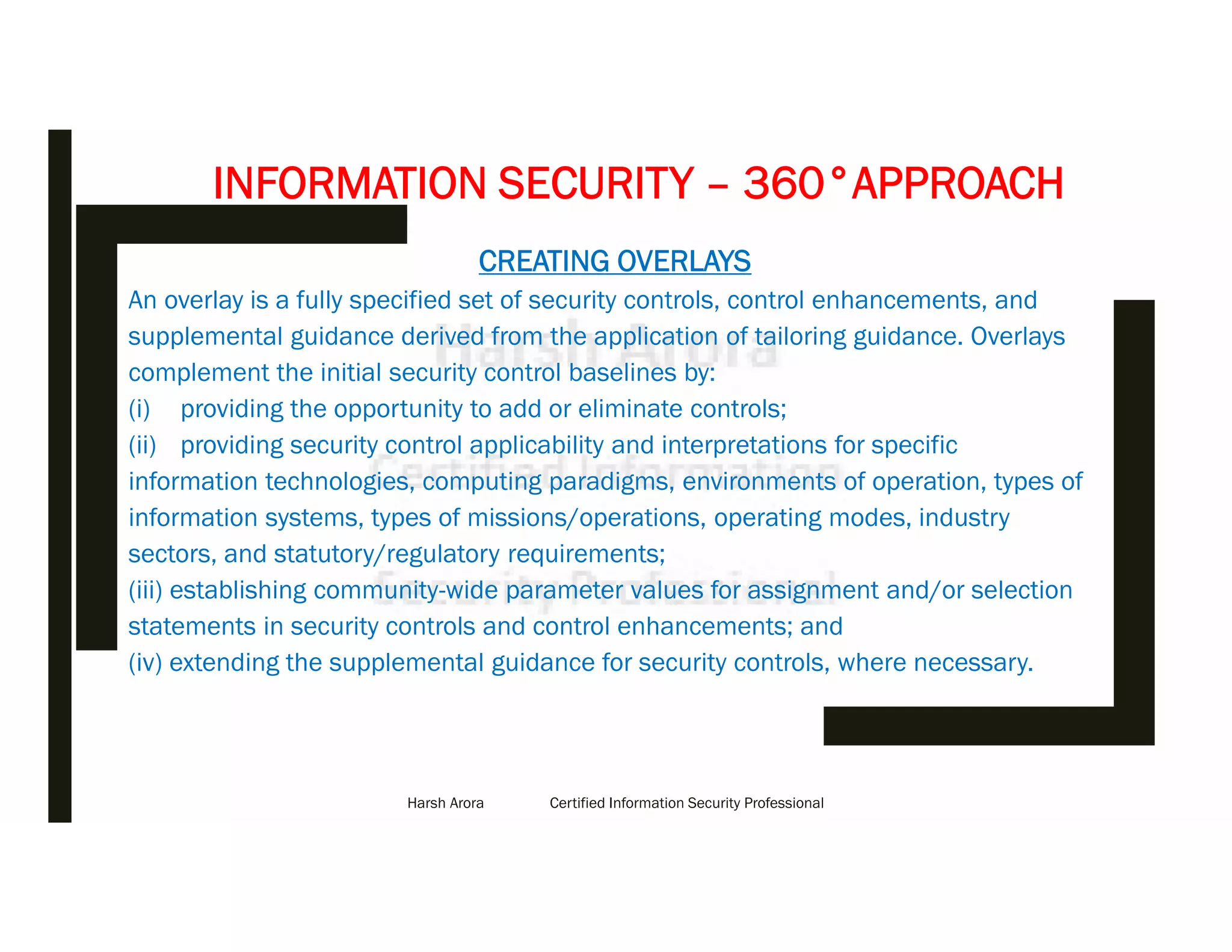 Information security - 360 Degree Approach | PDF