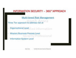 Information security - 360 Degree Approach | PDF