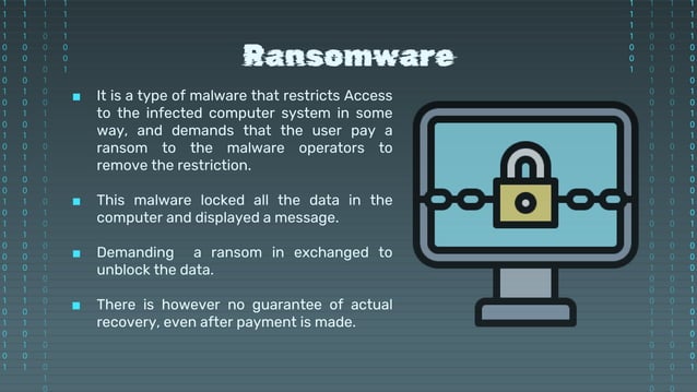 Ransomware Attack.pptx | Operating Systems | Computer Software and Applications