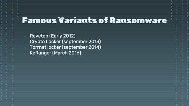 Ransomware Attack.pptx | Operating Systems | Computer Software and Applications
