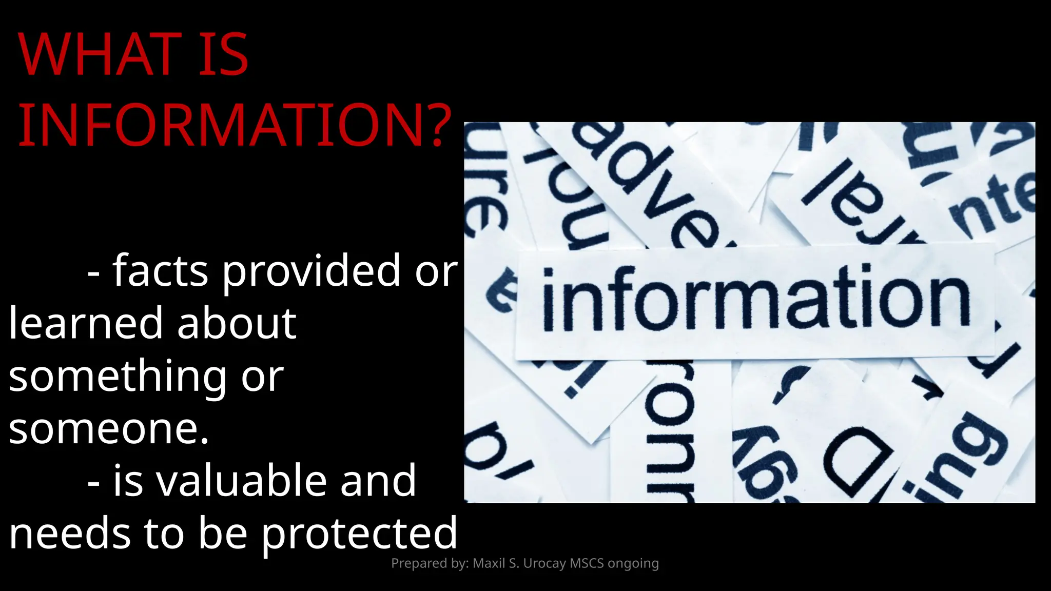 What is Information Security? Basic Lesson | PPTX