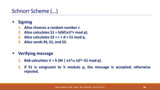 CMACs and MACS based on block ciphers, Digital signature | PPTX