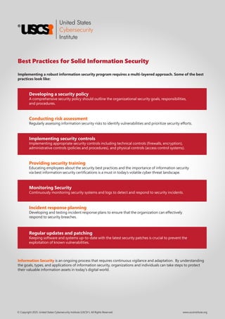 Information Security - Goals, Challenges, and Best Practices Discussed ...