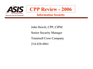 Information Security 5 06 | PPT
