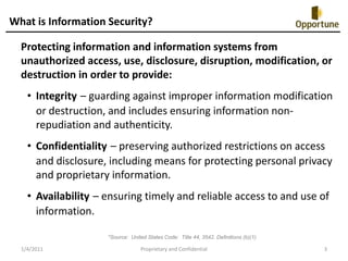 Information Security Assessment Offering | PPTX | Information and ...