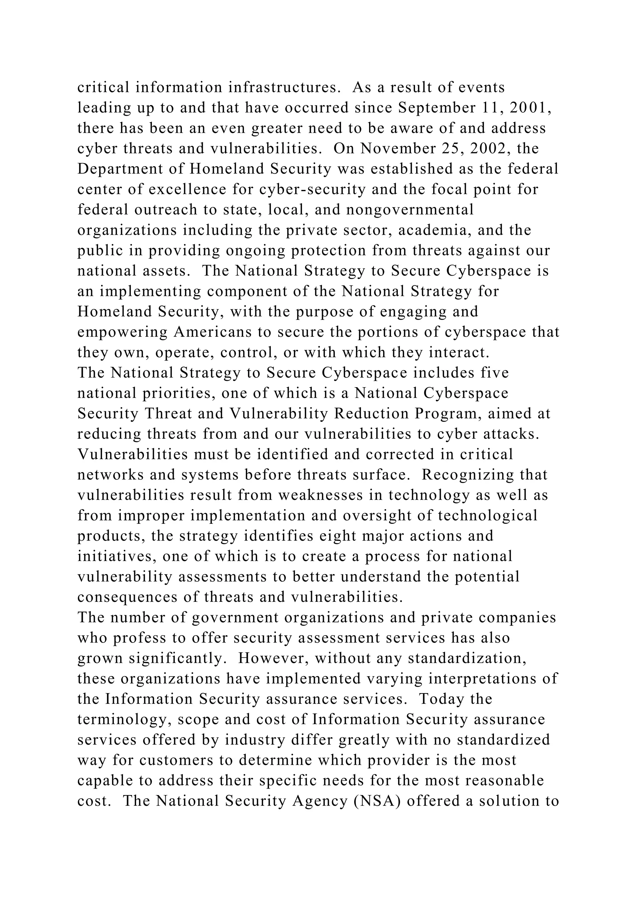 Information Security Assurance Capability Maturity Model (ISA-.docx