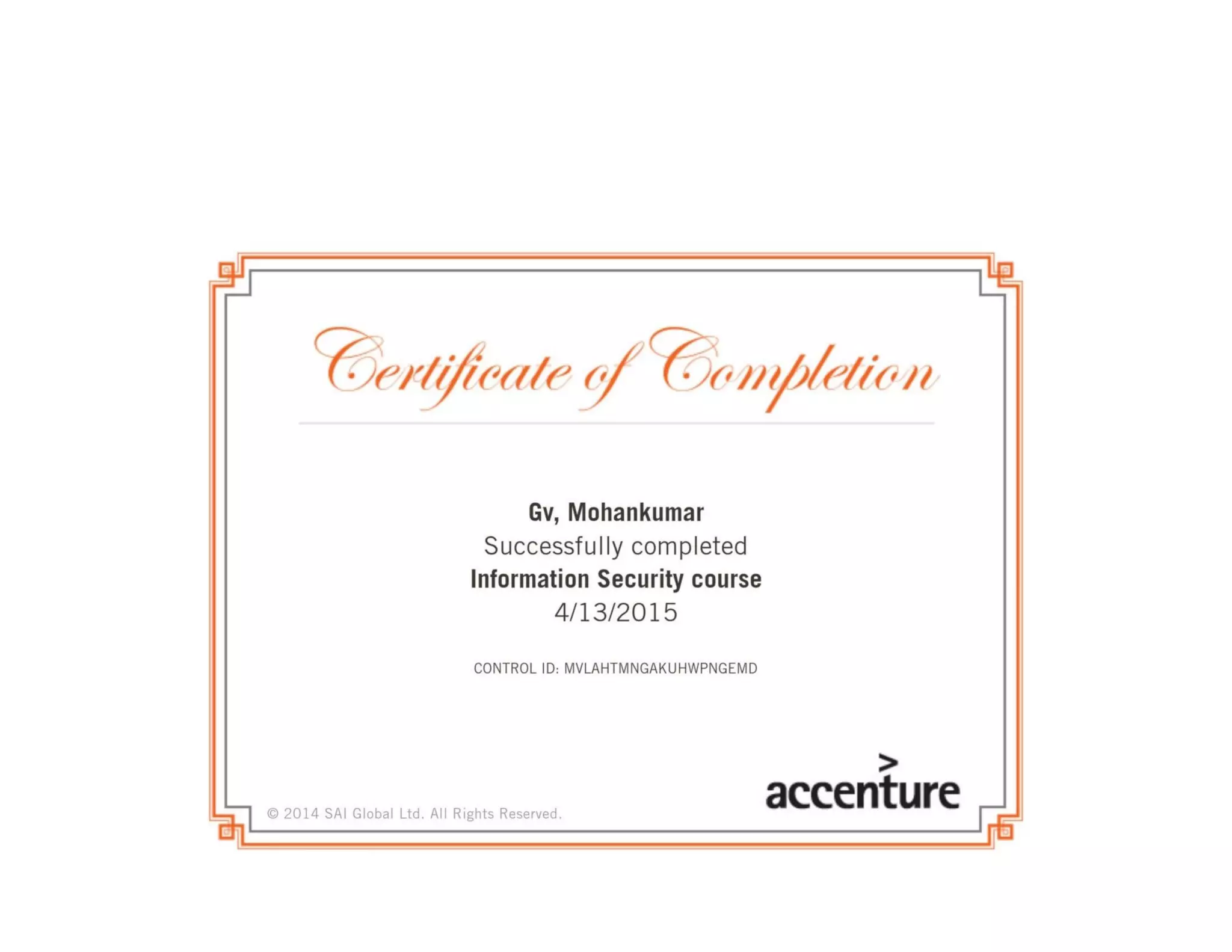 Information security certificate | PDF