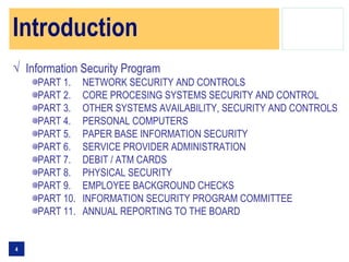 Information Security Committee Presentation Sample | PDF