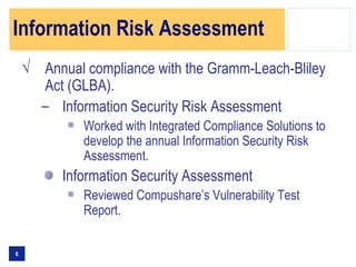 Information Security Committee Presentation Sample | PDF