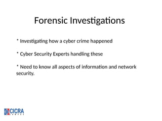 Information Security and Forensics | PDF
