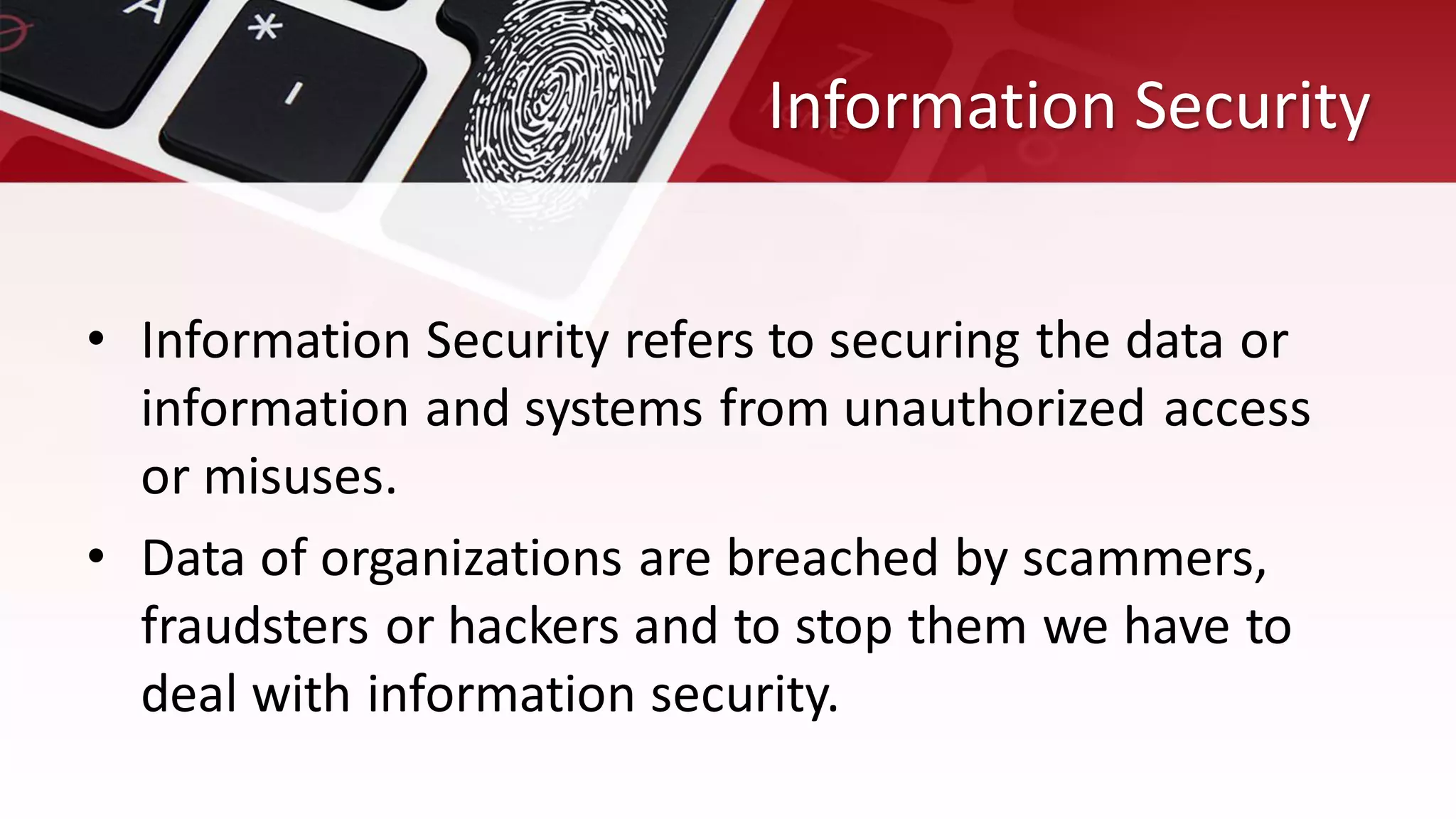 Information Security Fundamentals | PDF