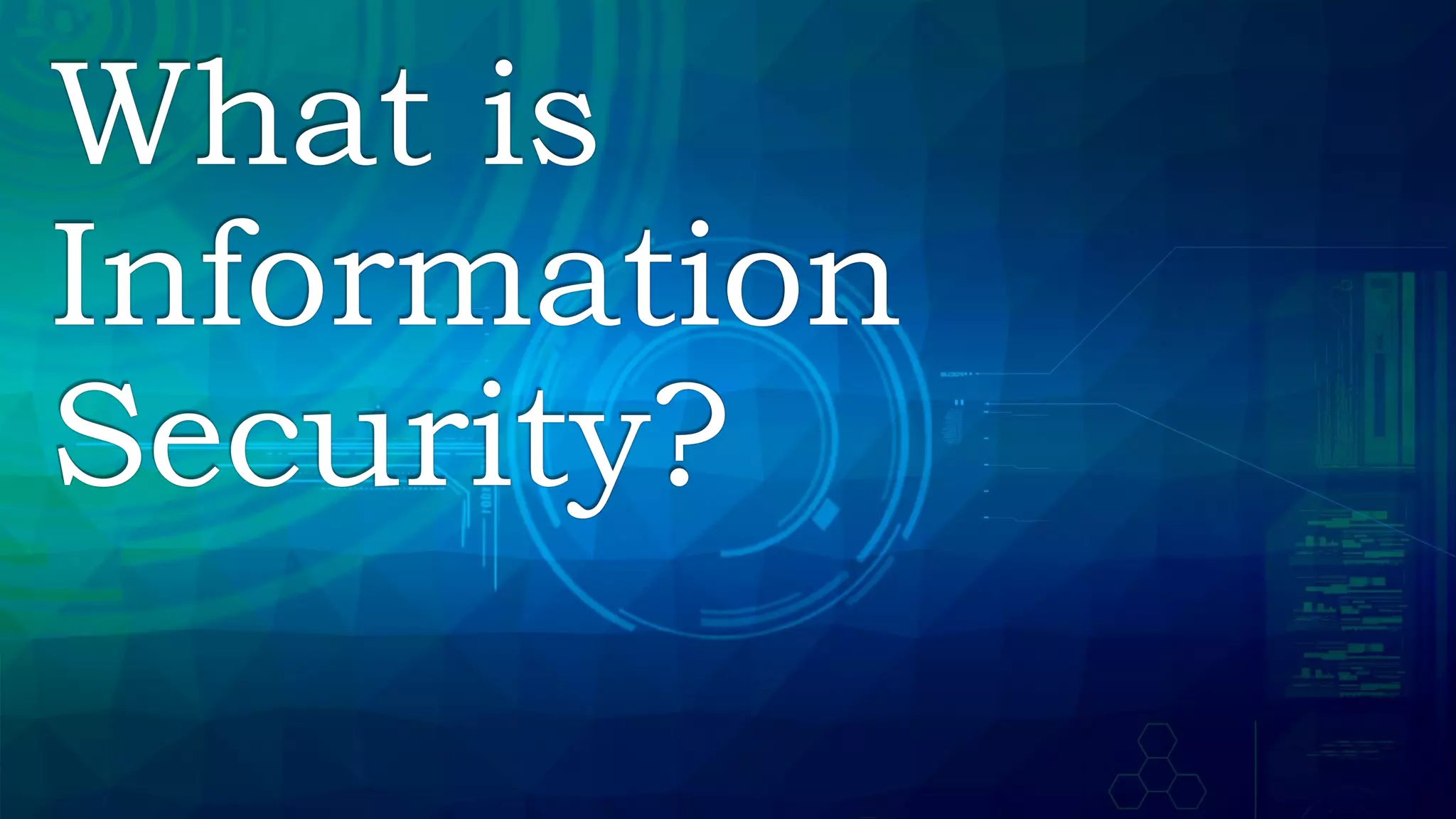 Information security fundamentals mod1-1 | PPT