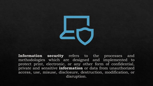 Information security fundamentals mod1-1 | PPT