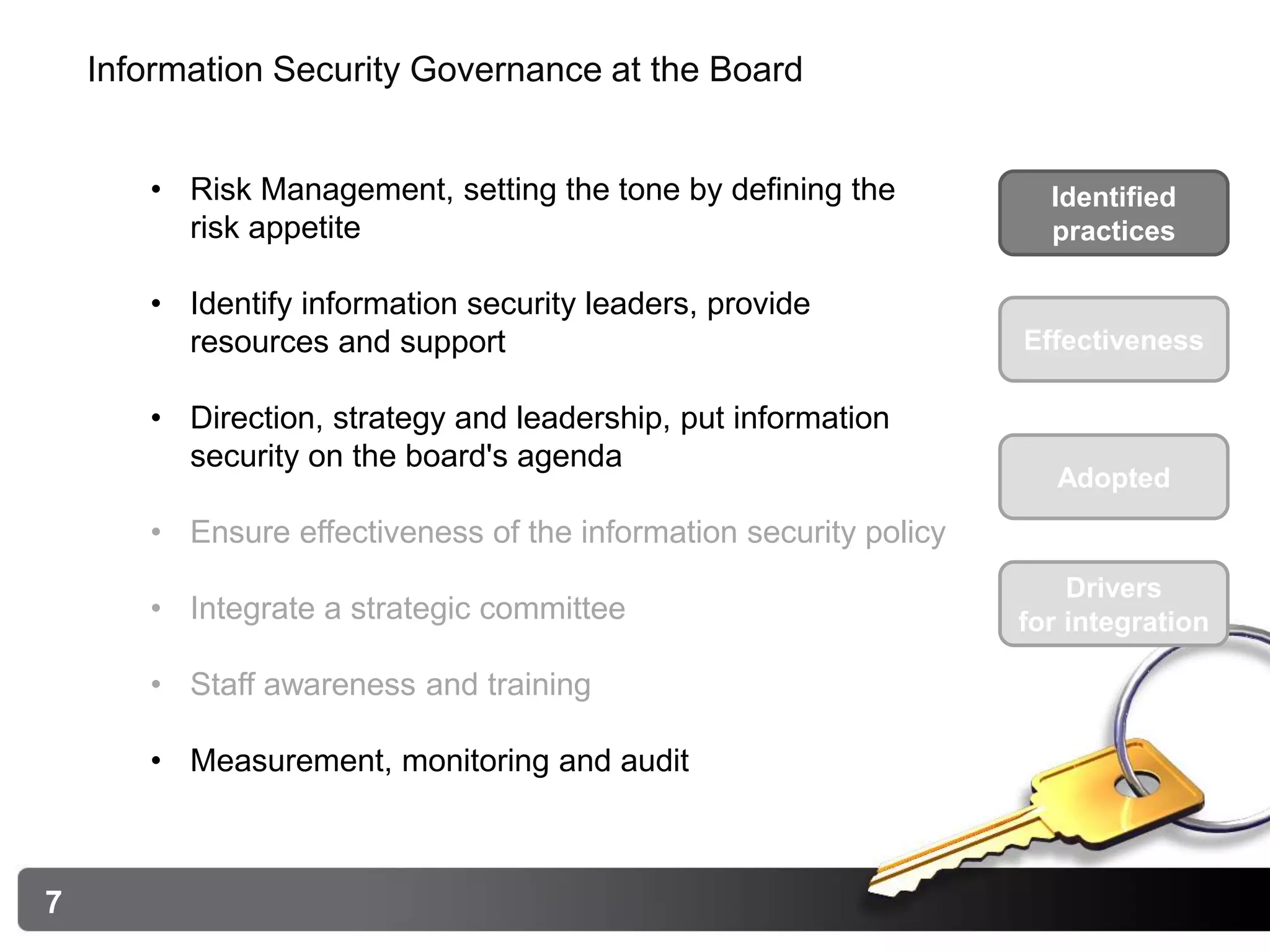 Information security governance | PPTX
