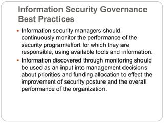 Information Security Governance and Strategy - 3 | PPTX